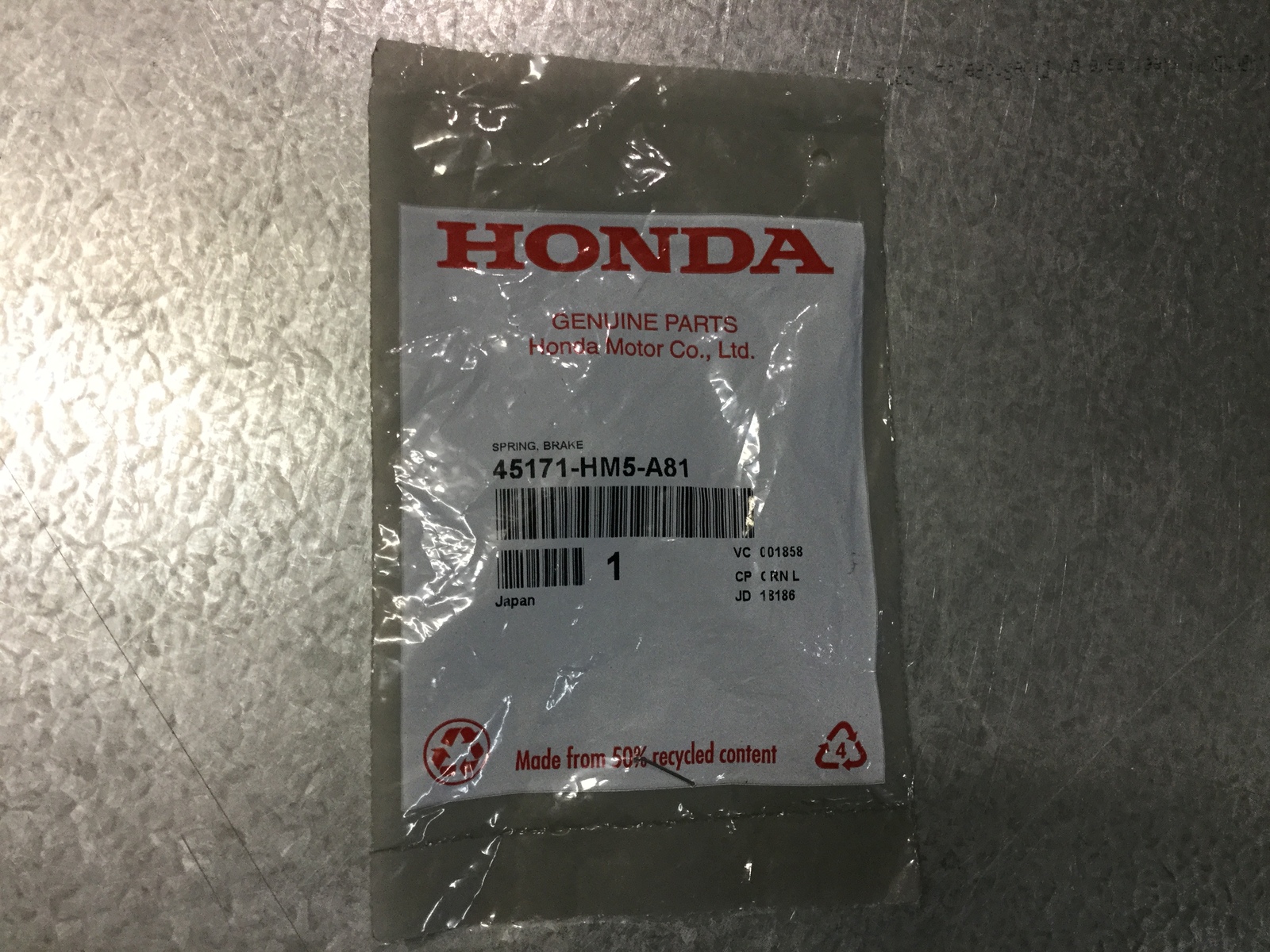 45171-hm5-a81 Spring brake honda