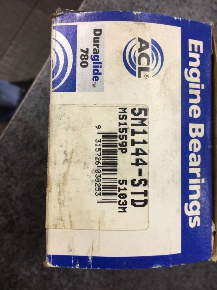acl engine main bearings 5m114-std suit mitsubishi 4g62/g62b motors ...