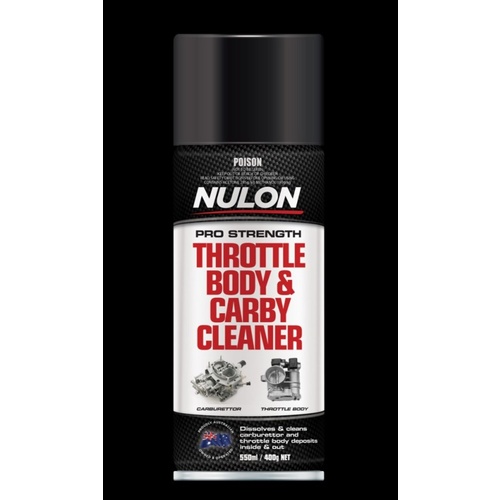 Nulon Pro-Strength Throttle Body & Carby Cleaner 400G CARB400
